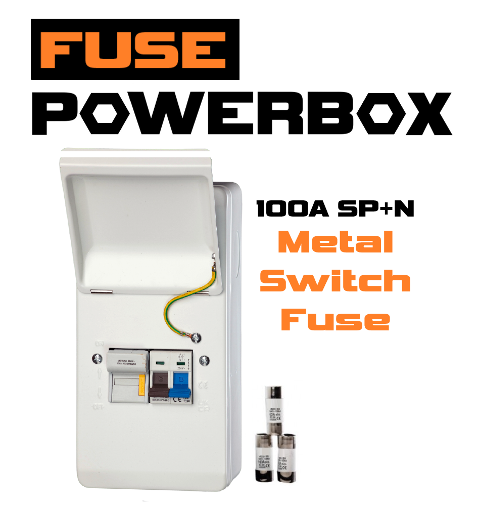 100A SP+N Metal Switch Fuse – Solar Trade Supply
